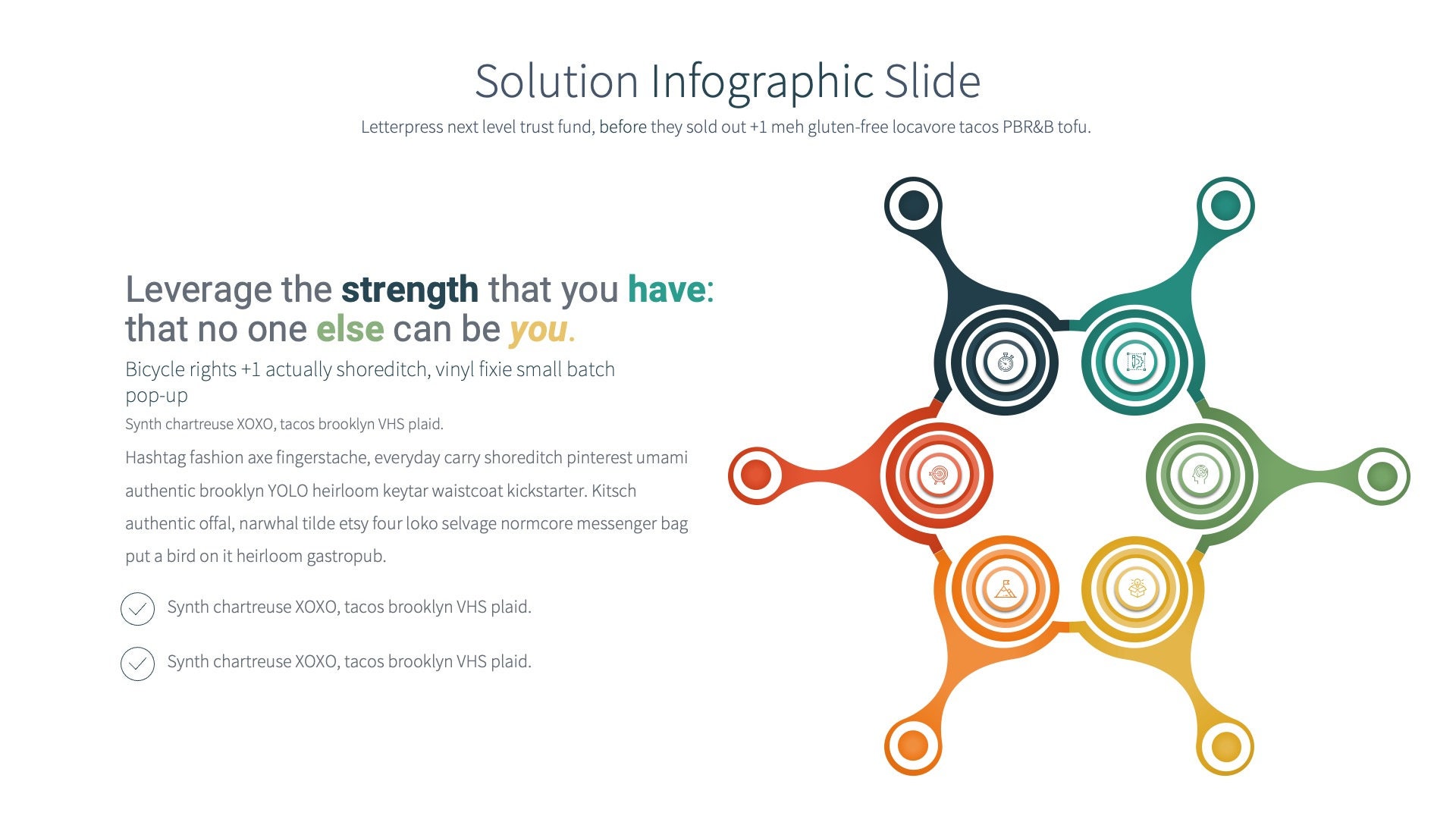 Business Strategy Solution Powerpoint Template, Customizable Slides for ...