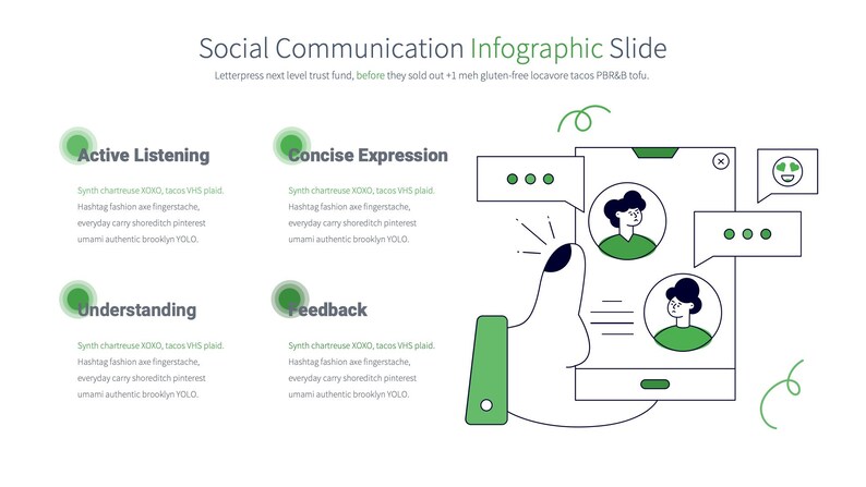 Plantilla de presentación de PowerPoint sobre comunicación/Promoción ...