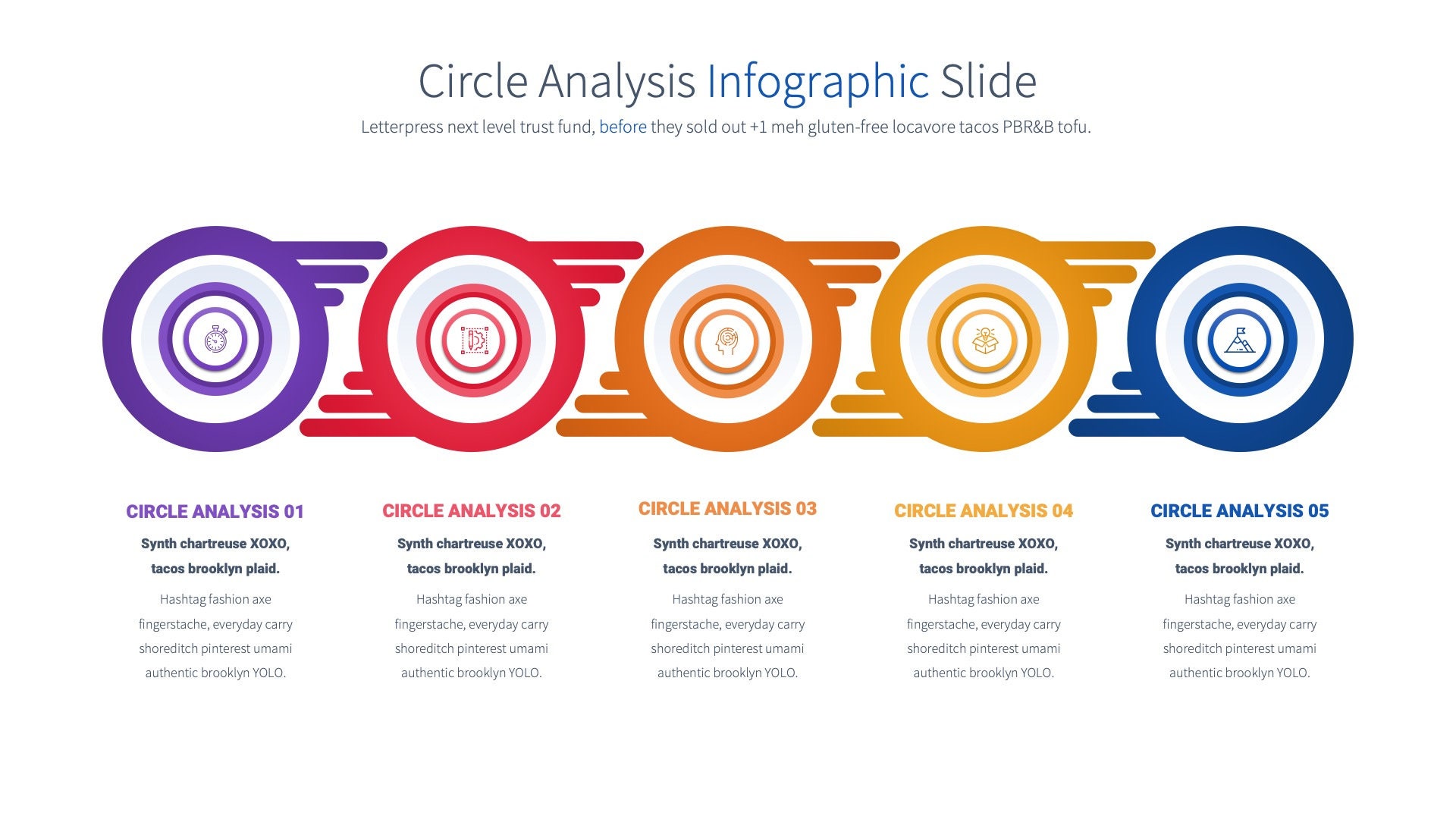 Circle Analysis Powerpoint Diagrams Presentation Template - Etsy