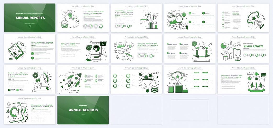 Comprehensive Annual Reports Powerpoint Presentation Template | Perfect ...