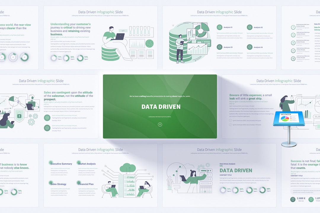 Comprehensive Data Driven Keynote Infographics | Startup Strategies and ...
