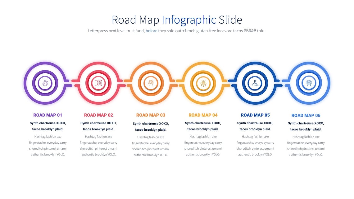 Road Map Powerpoint Presentation Template Road Map Power - Etsy