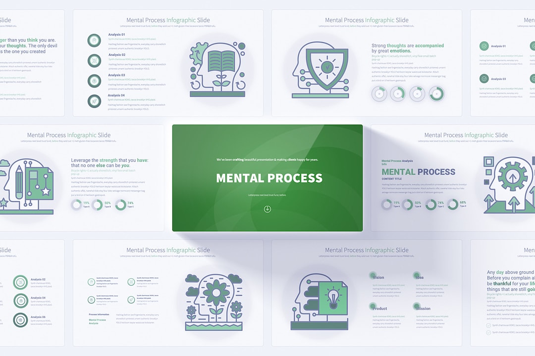 Professional Mental Health Powerpoint Template | Detailed Infographic ...