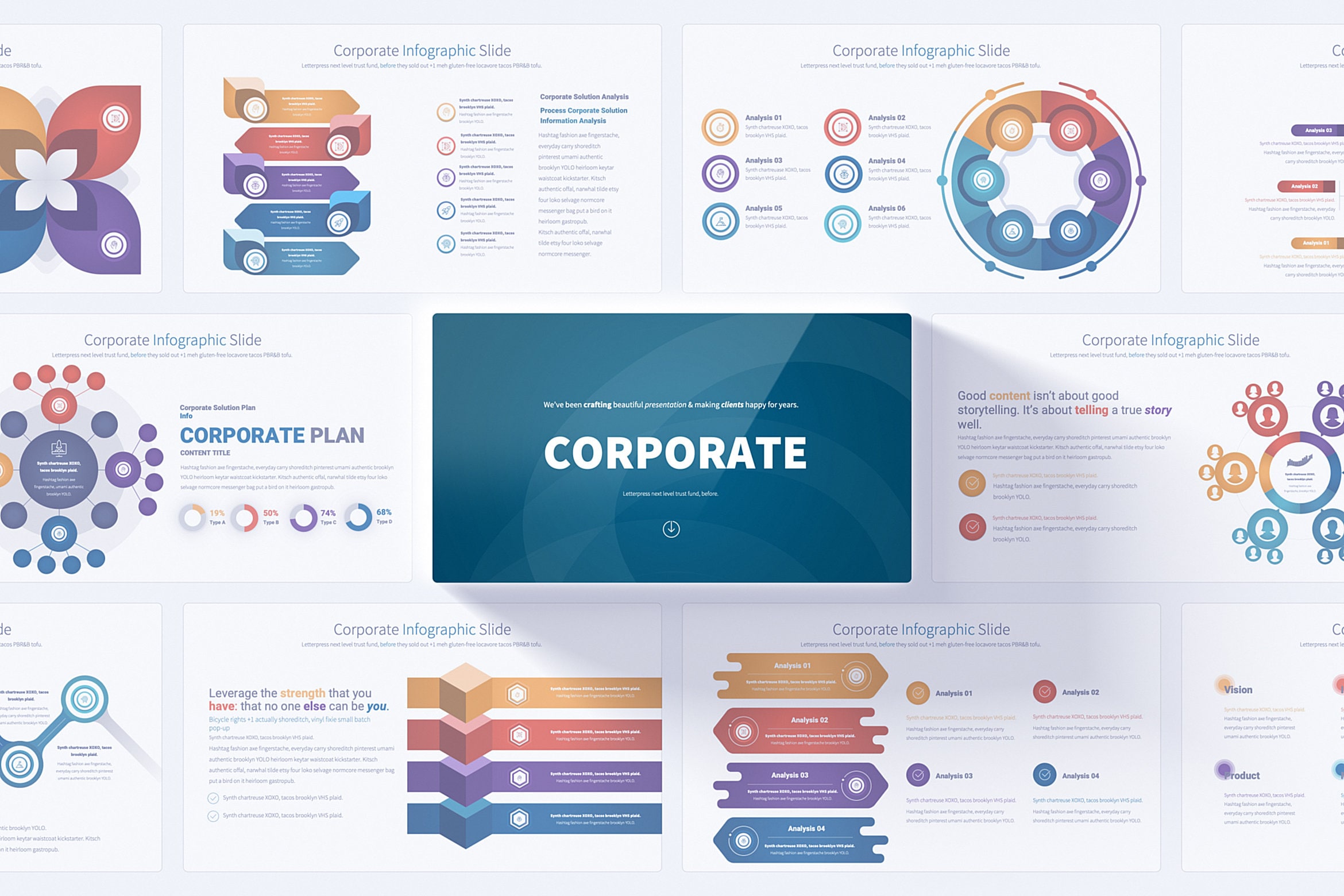 Corporate Powerpoint Presentation Template, Business Corporate Power ...