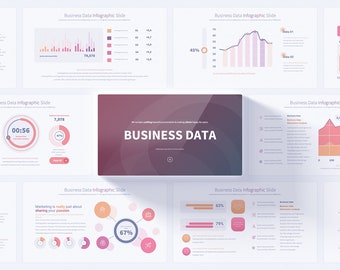 175+ Powerpoint Slides With Charts and Data Distribution Infographics ...