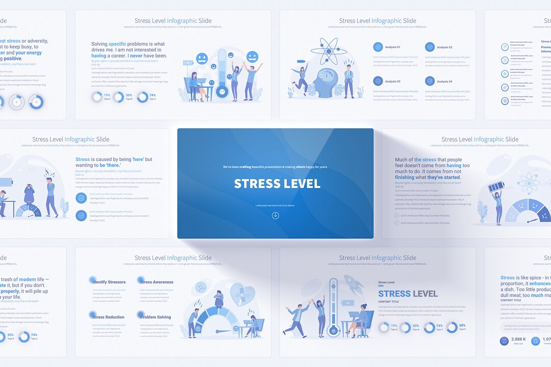 Stress Level Powerpoint Presentation Template | Comprehensive Emotional ...
