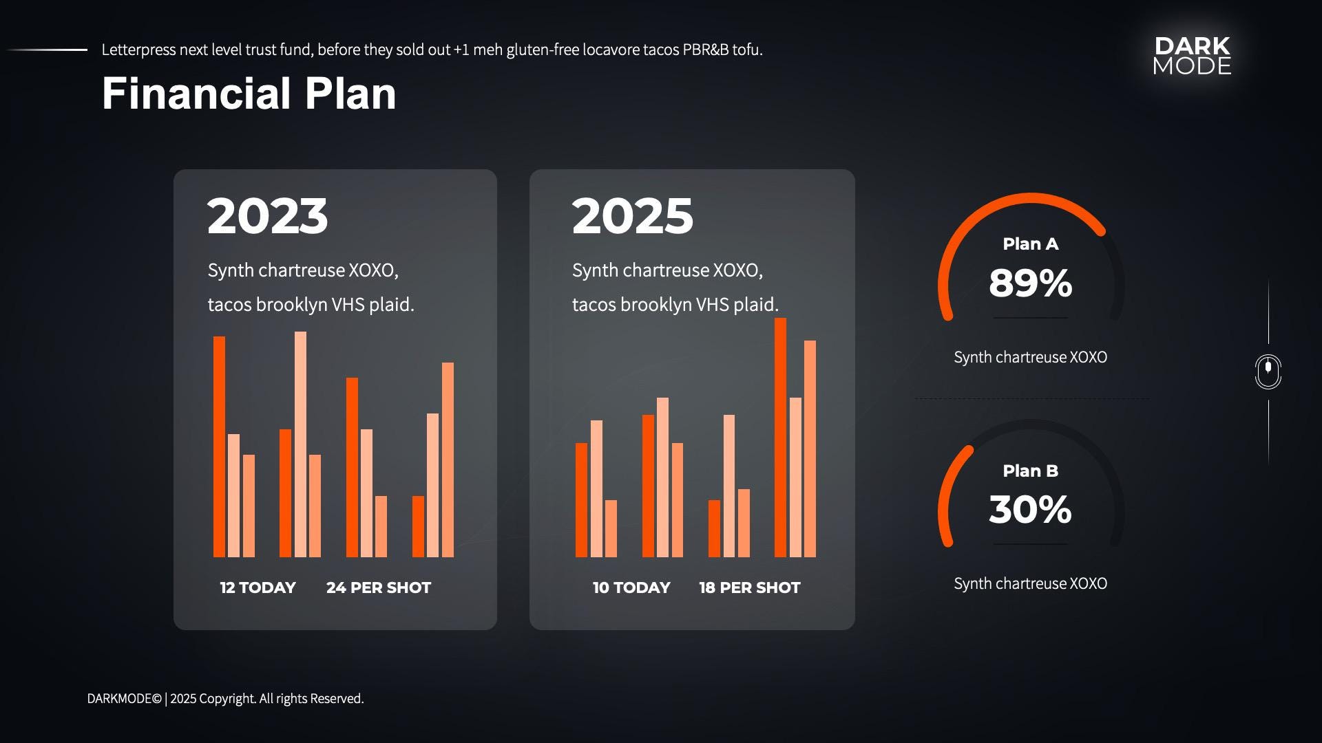 Dark Mode Pitch Deck Powerpoint Template | Professional Dark Theme Pitch Deck Investor ...