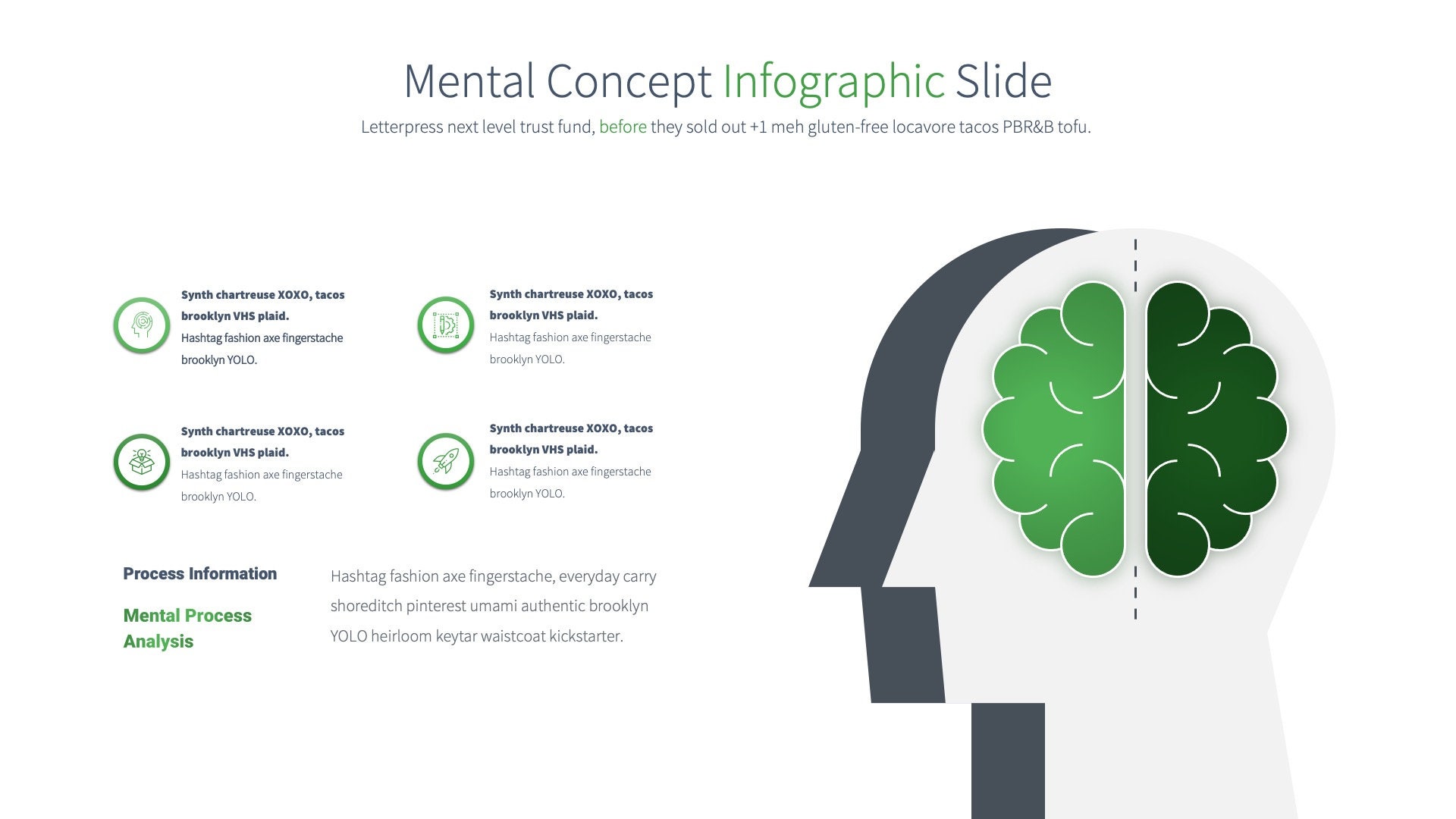 Mental Concept Minimal Powerpoint Presentation Template | Mental Health ...