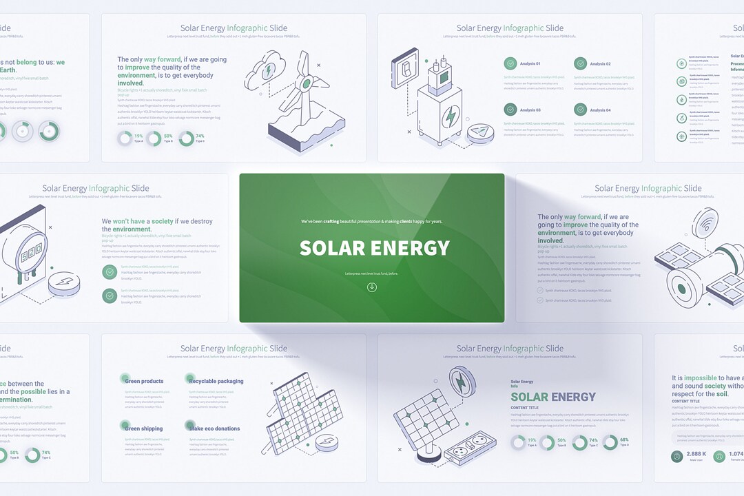 Solar Energy Powerpoint Presentation Template | Ecology & Environment ...