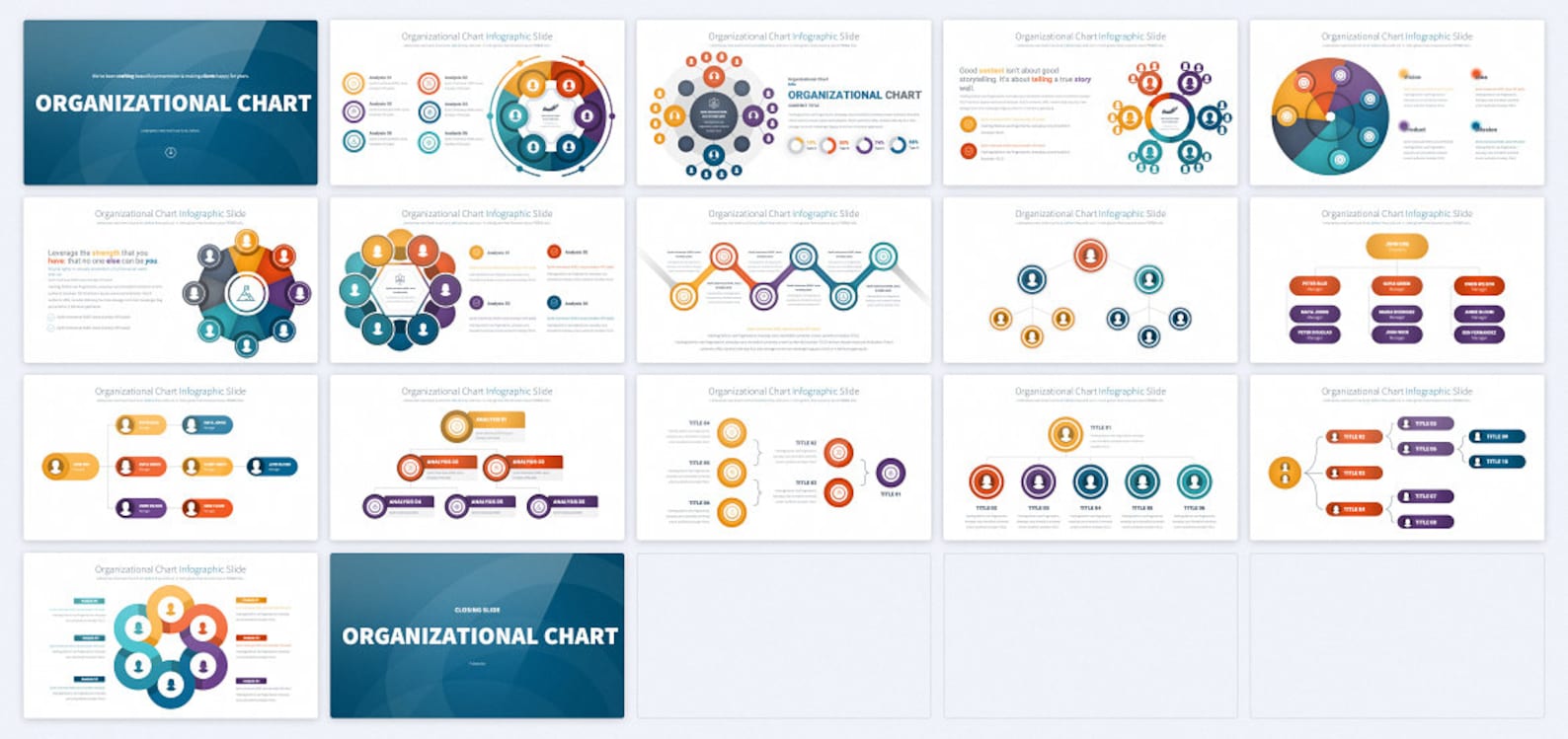 Organizational Chart Powerpoint Presentation Template, Organizational ...