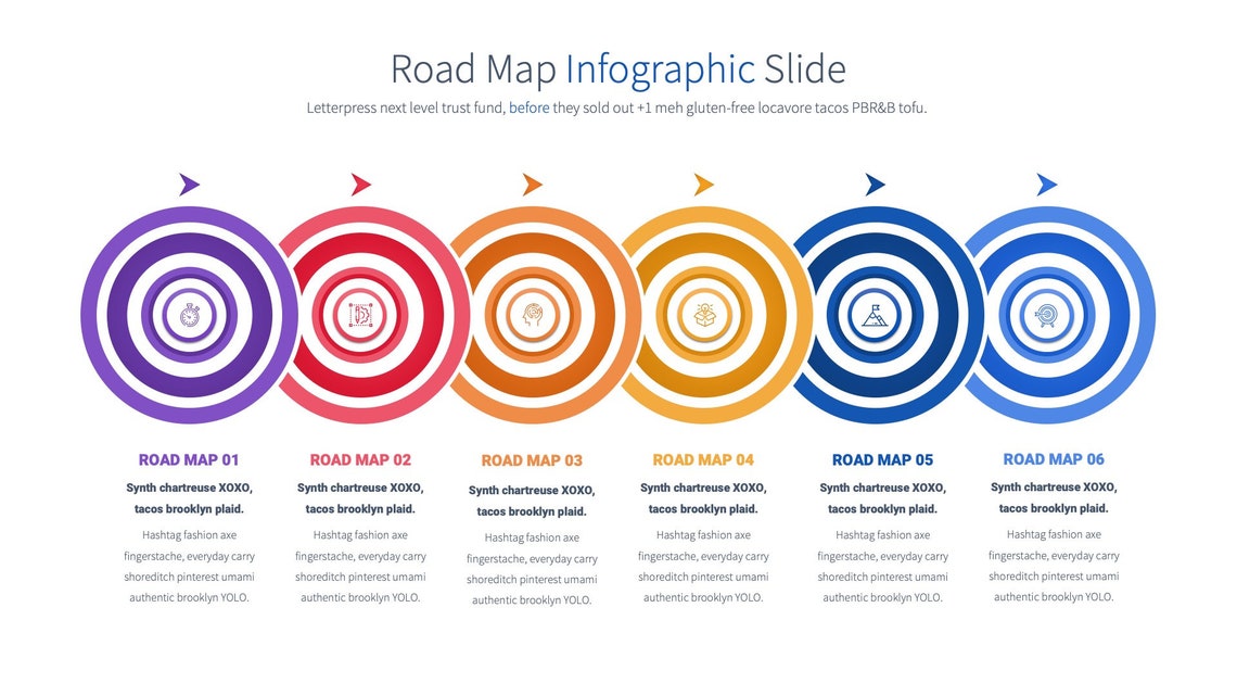 Road Map Powerpoint Presentation Template Road Map Power - Etsy