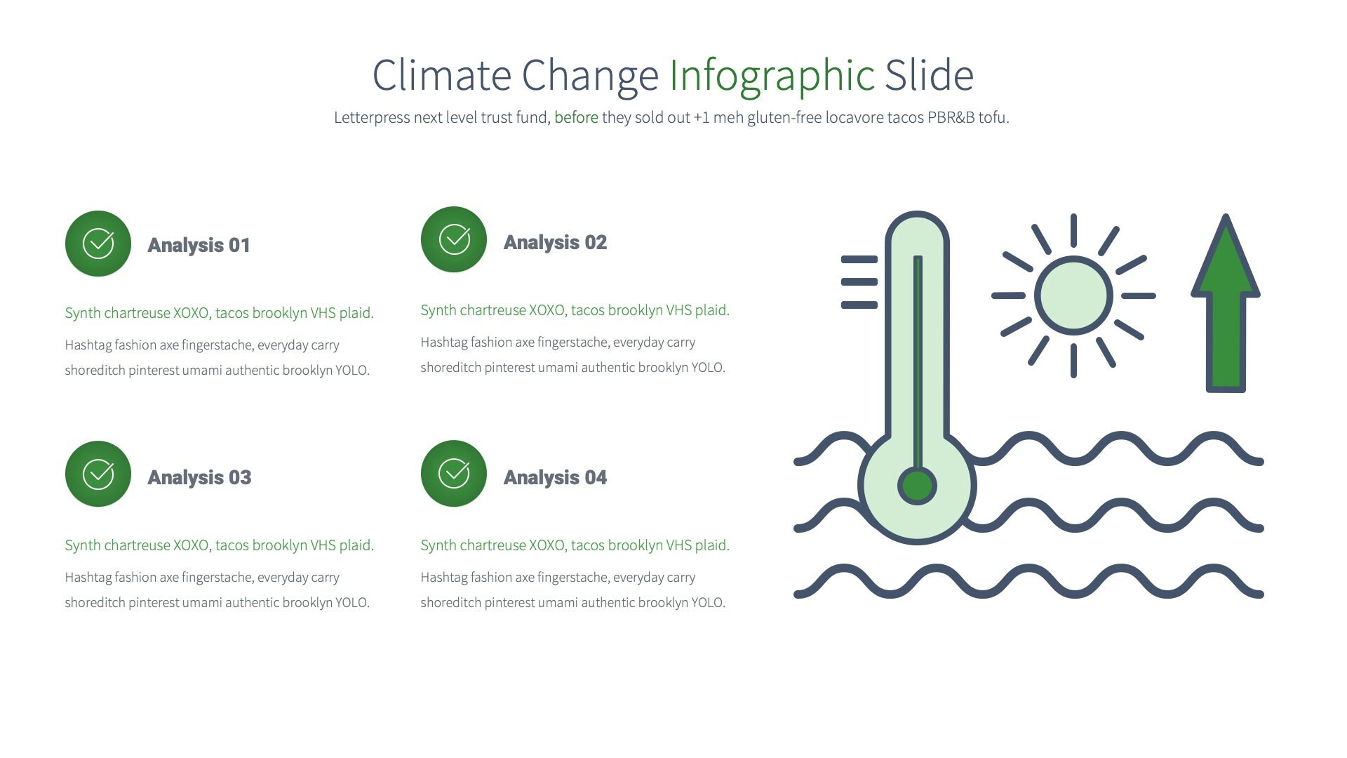 Climate Change Powerpoint Template | Environmental Awareness and Action ...