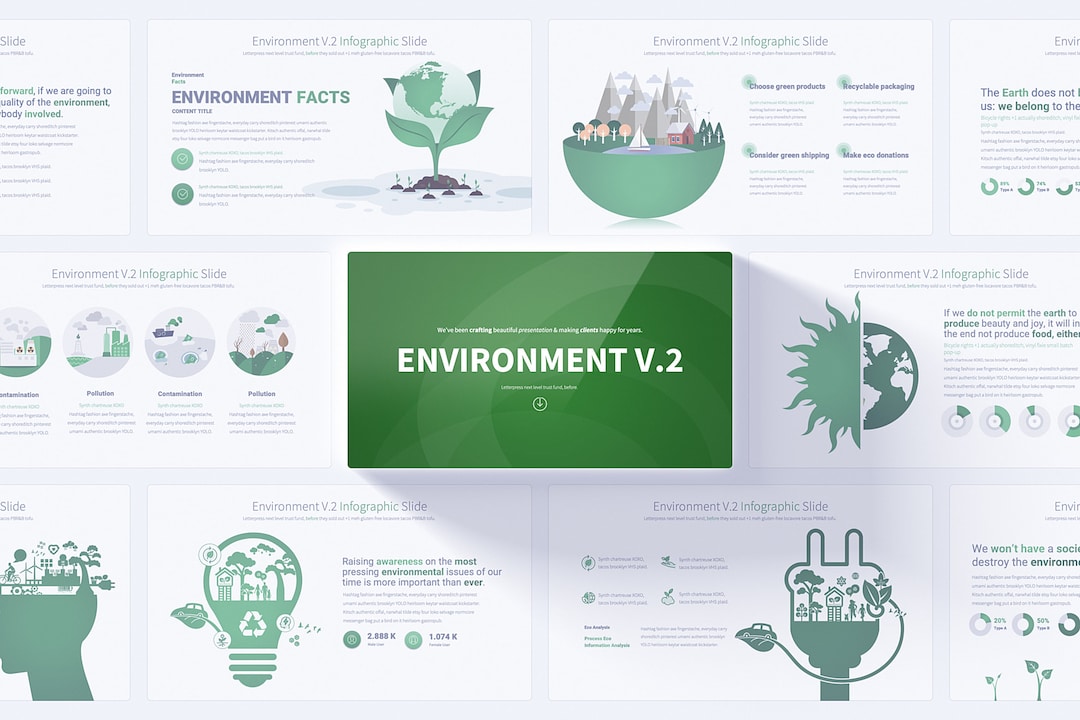 Environment Powerpoint Presentation, Editable Power Point Template ...