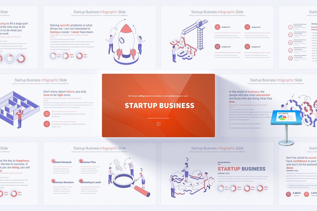 Editable Startup Business Keynote Template | Professional Solution for ...