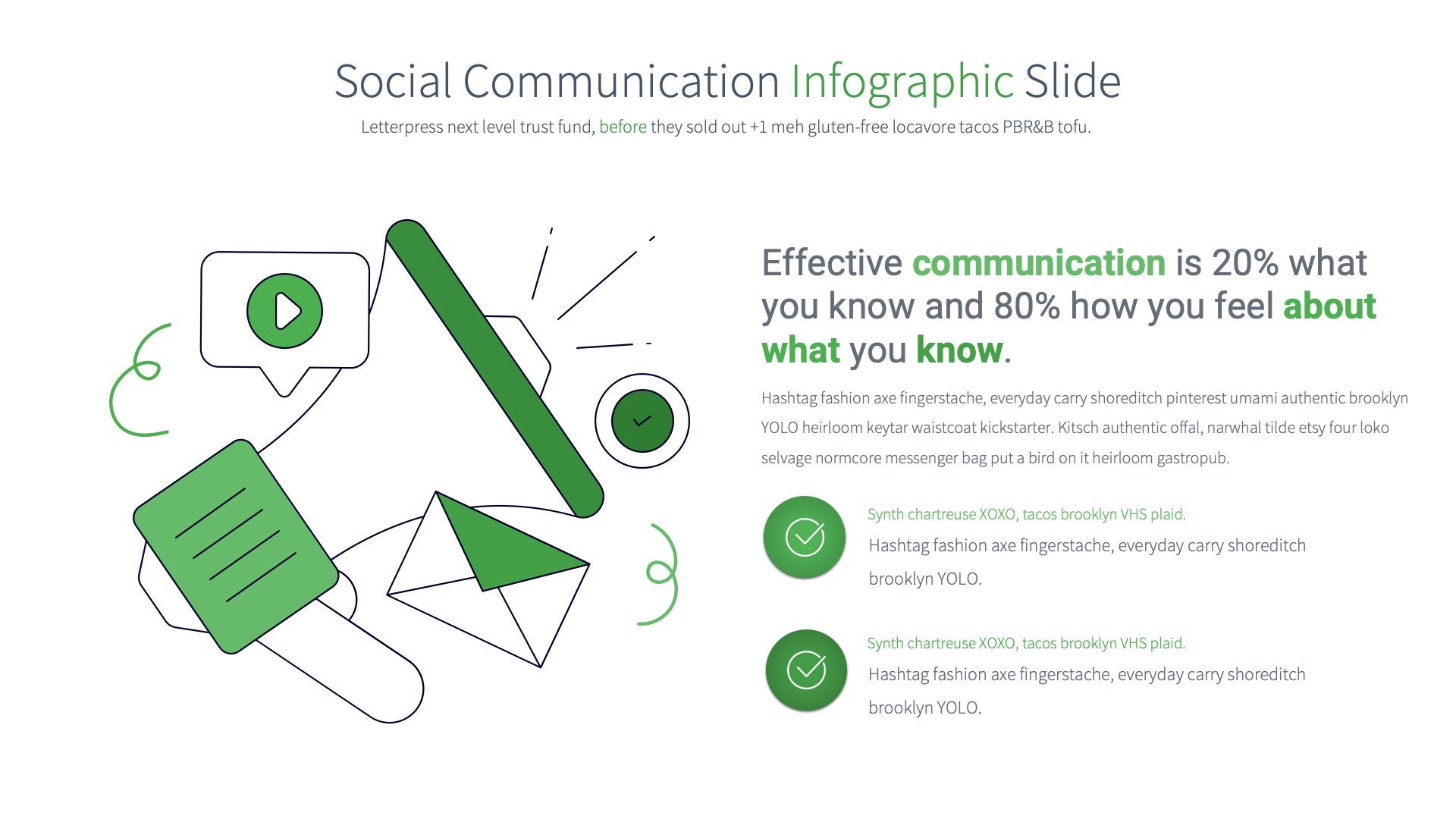 Plantilla de presentación de PowerPoint sobre comunicación/Promoción ...