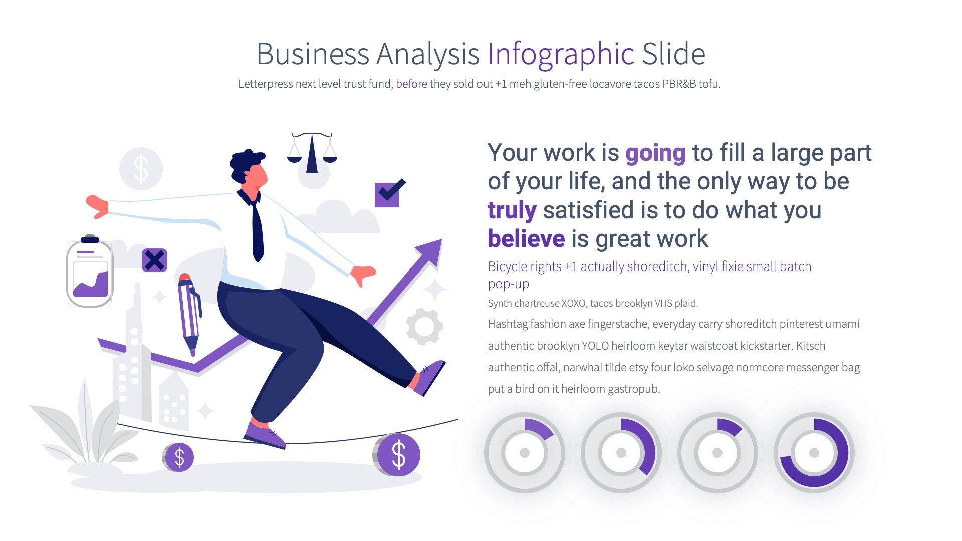 Business Analysis Powerpoint Presentation Template | Illustrated Characters for Business ...