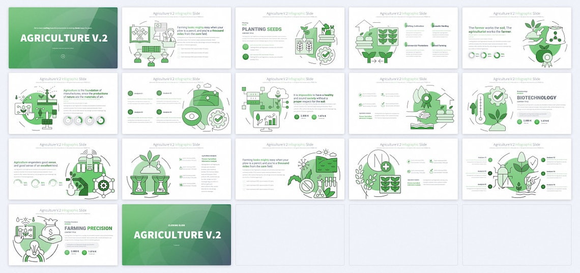 Agriculture Powerpoint Infographics Slides, Agriculture Powerpoint ...
