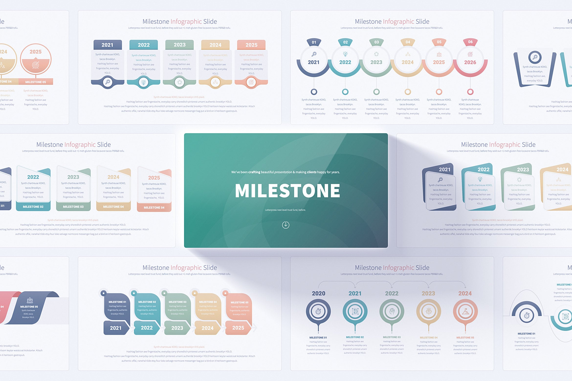 Milestone Powerpoint Template