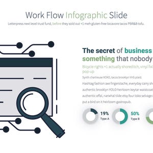 Professional Work Flow Powerpoint Infographics | Ideal for Corporate ...