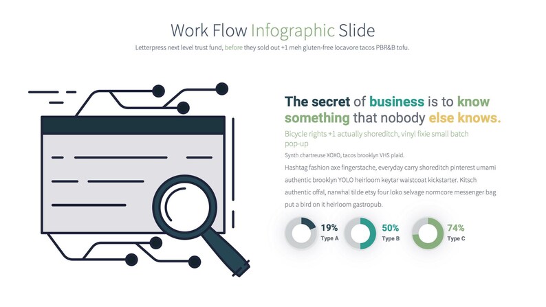 Professional Work Flow Powerpoint Infographics | Ideal for Corporate ...