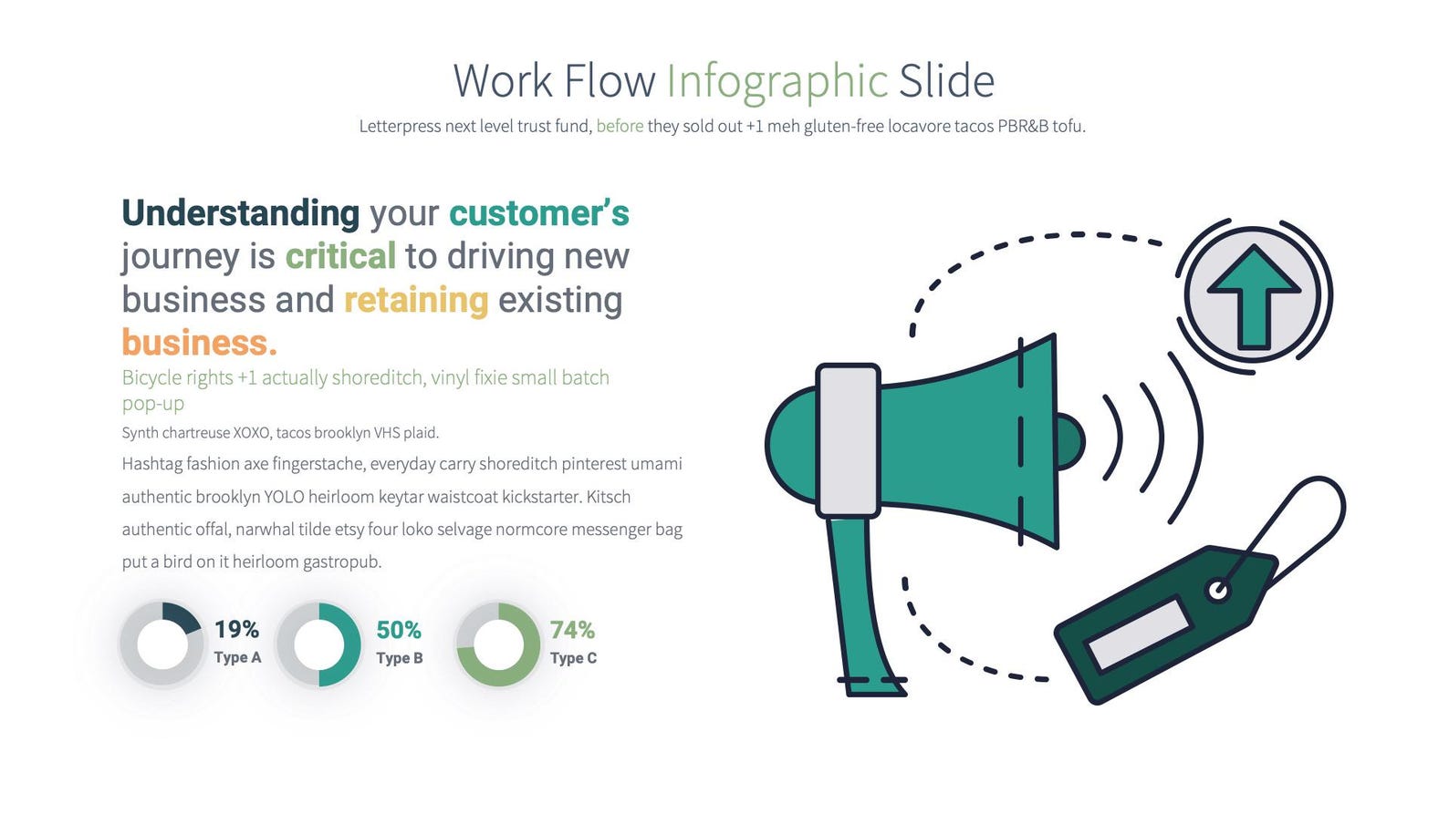 Professional Work Flow Powerpoint Infographics | Ideal for Corporate ...