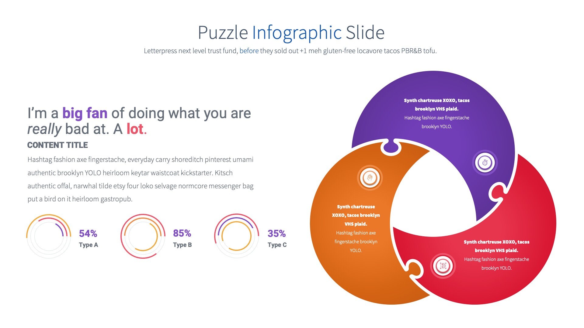 Puzzle Diagram Powerpoint Presentation Template | Creative Business ...