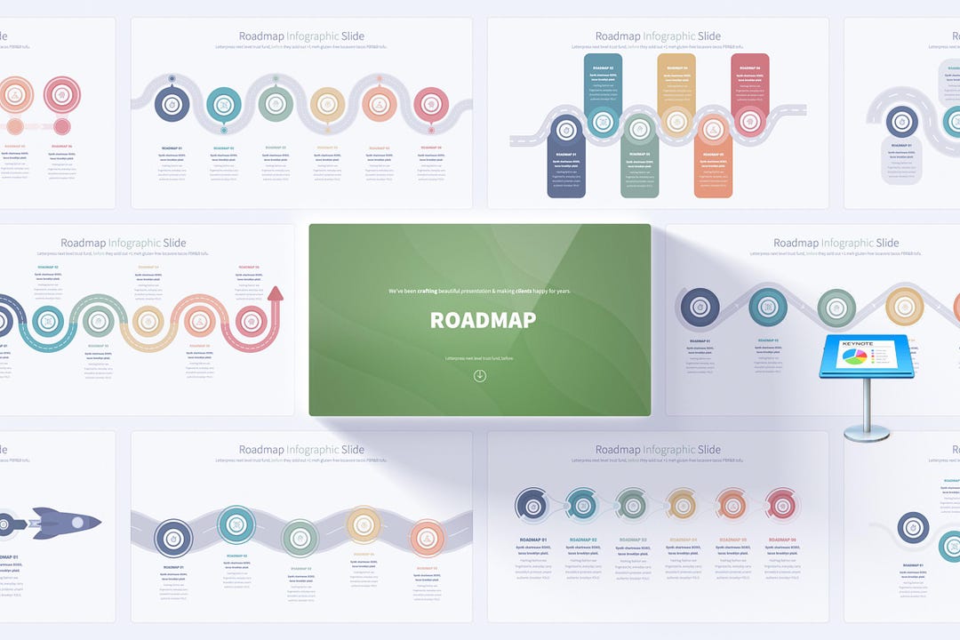 Comprehensive Roadmap Keynote Infographics | Perfect for Business ...