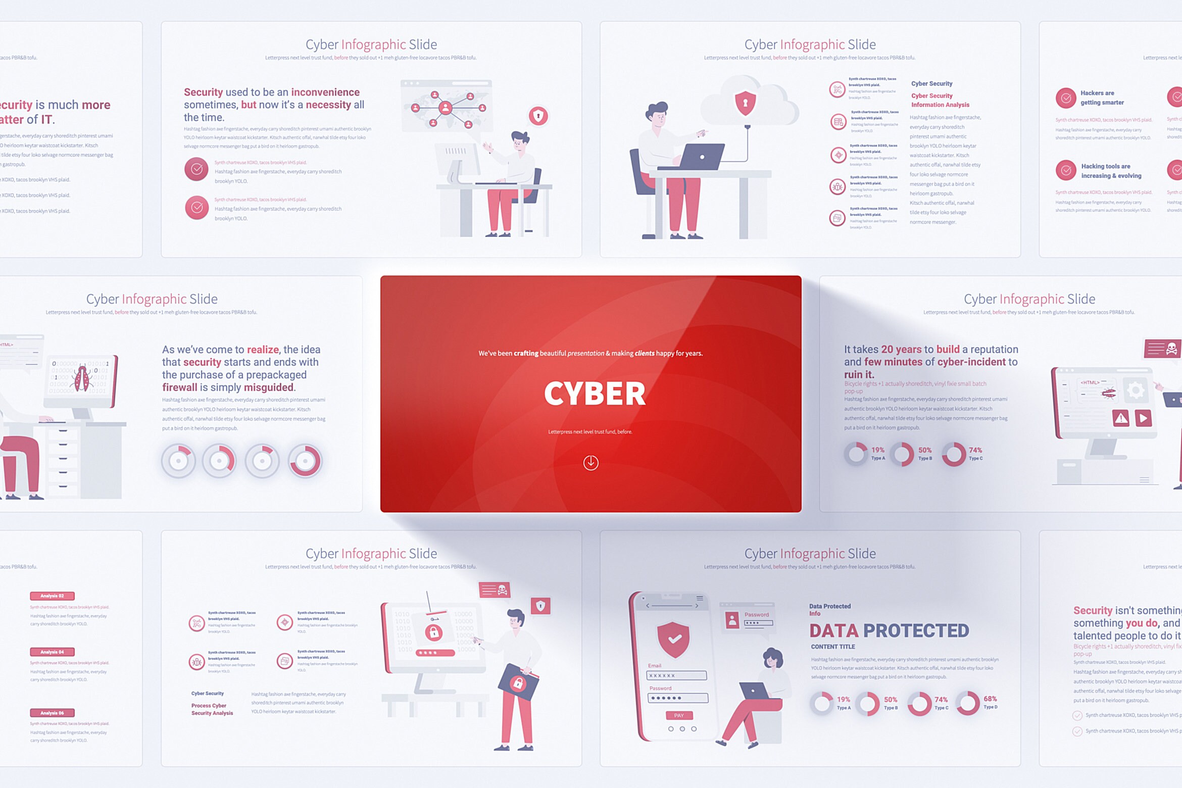 Cyber Powerpoint Presentation Template, Cyber Security Power Point ...