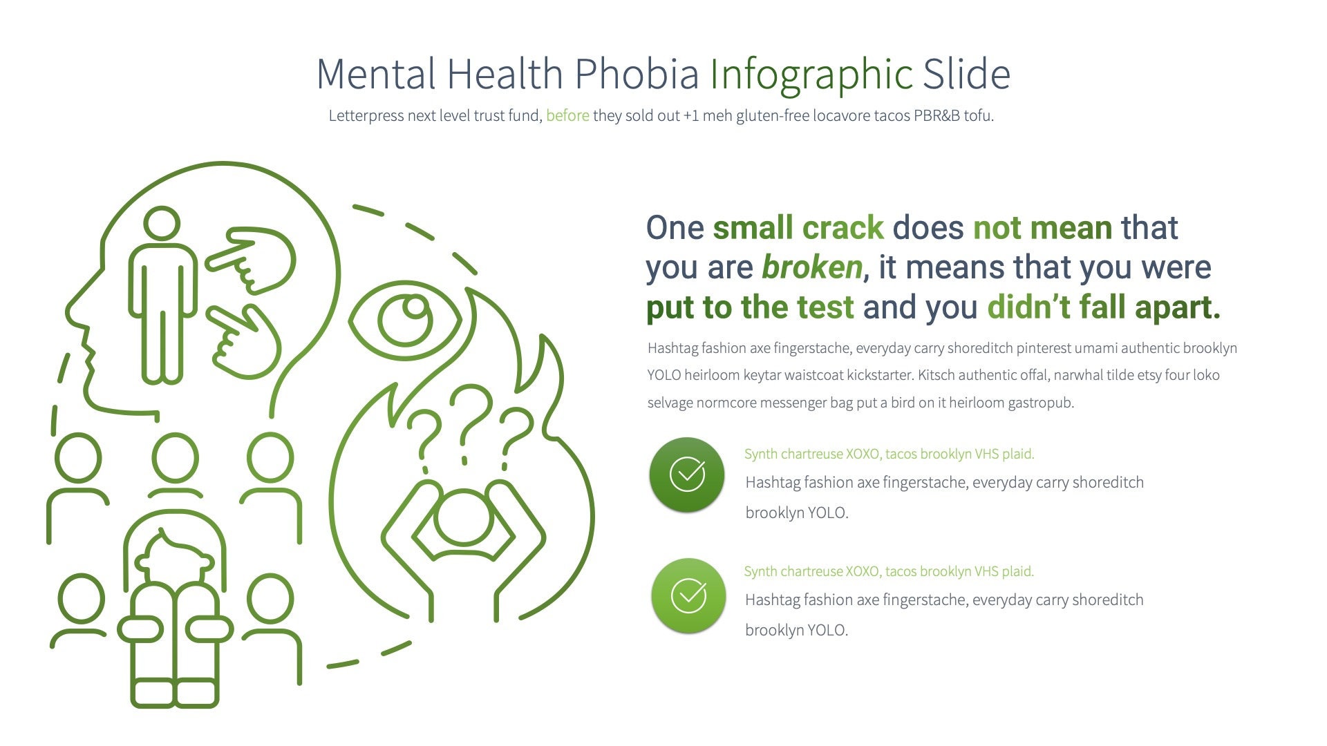 Mental Health Phobia Powerpoint Infographics Slides | Issues ...