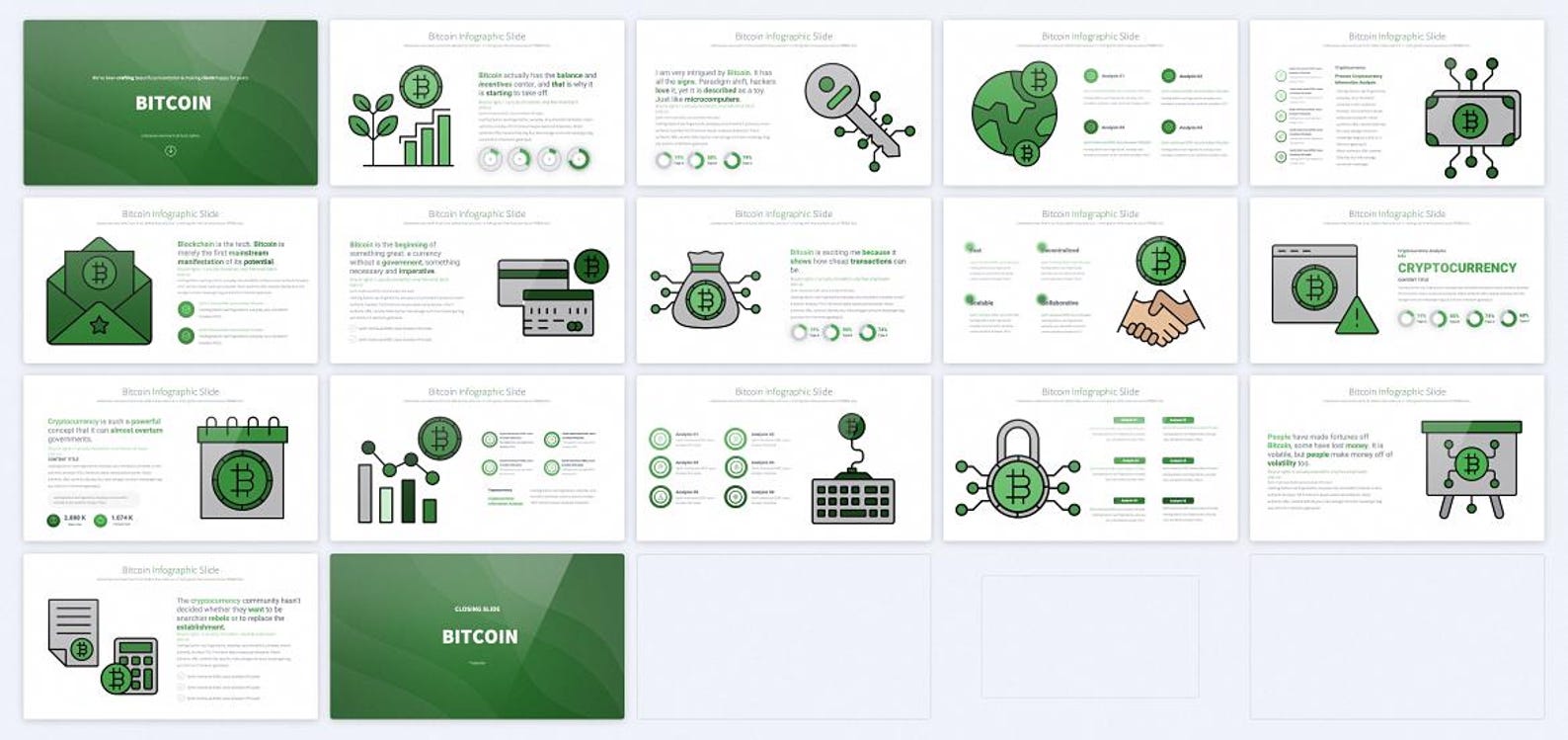 Bitcoin Powerpoint Template Slides for Cryptocurrency and Blockchain ...