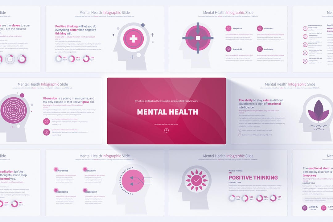 Mental Health Powerpoint Template | Therapy and Awareness Presentations ...