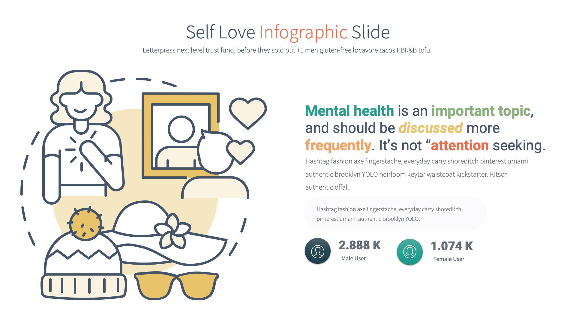 Self-love Mental Health Powerpoint Presentation Template | Powerful ...