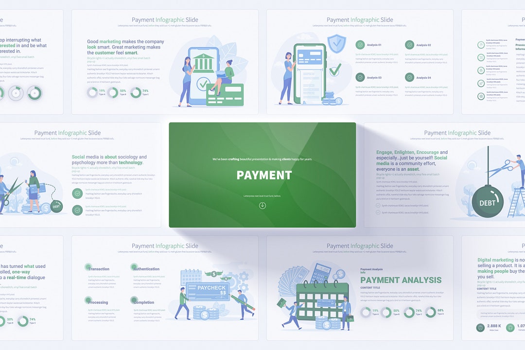 Payment Powerpoint Presentation Template | Cashback, Payment Analysis ...