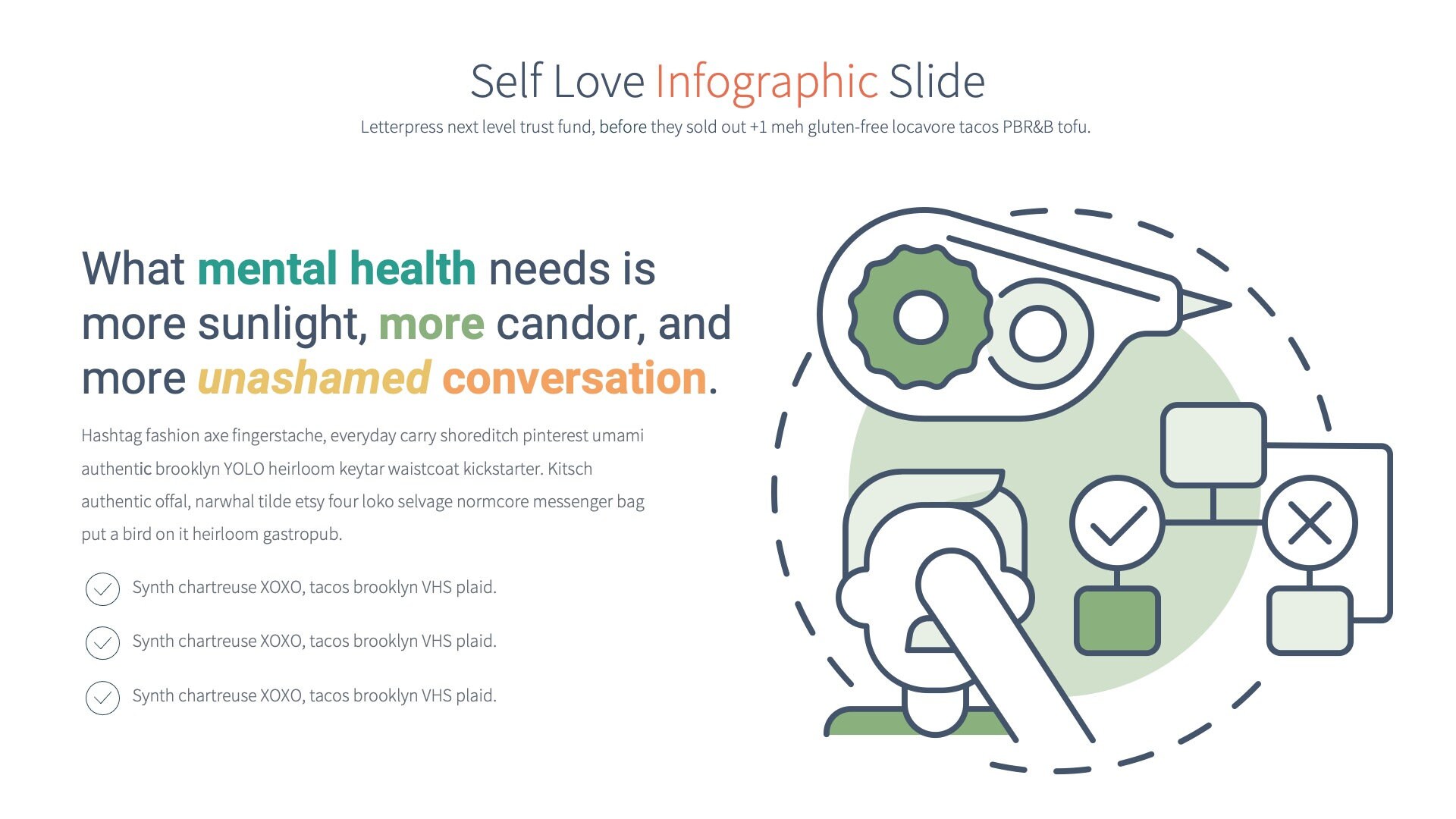 Self-love Mental Health Powerpoint Presentation Template | Powerful ...