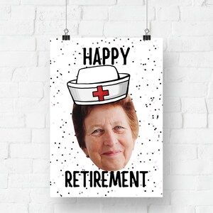 Nurse Photo Banner Custom Face Banner Nurse Graduation Custom Picture ...