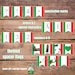 Italy Banner Set, PRNTABLE Italian Themed Garland, Italian Bunting ...