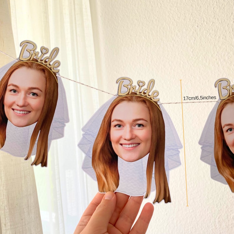 Bride Face Banner | Bridal Shower Banner | Wedding Bride to Be Garland ...