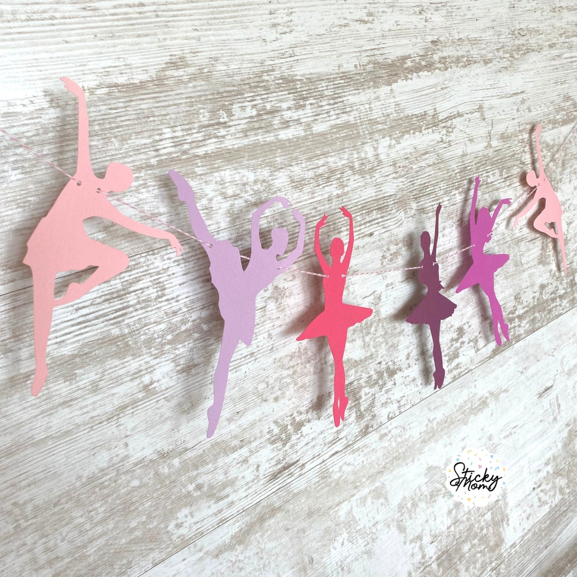 Ballerina Party Birthday Cake Topper Decoration Baby Kid Ballet ...