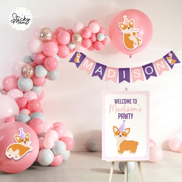 Corgi Birthday Decorations - Etsy