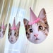 Cat Face Confetti, Cat Confetti, Personalized Cat Birthday Decorations ...