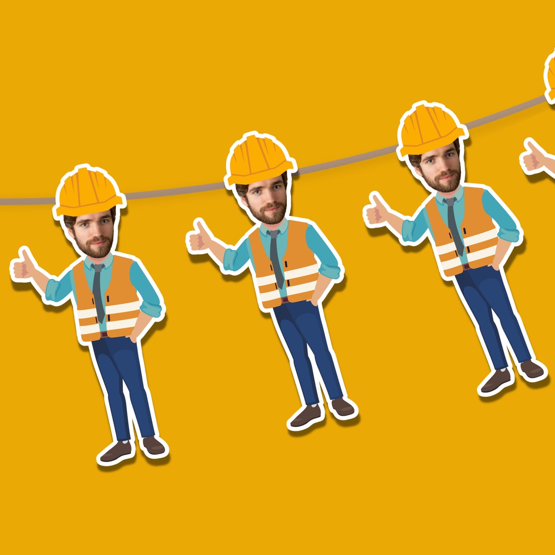 Engineer/contractor Custom Photo Banner | Printable Construction Party ...