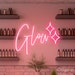 Original Glow With Sparkles Neon Sign LED Neon Light Sign for - Etsy