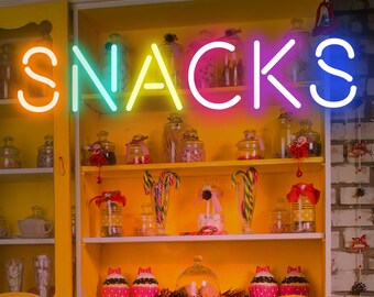 Snack Bar Neon Sign - Etsy