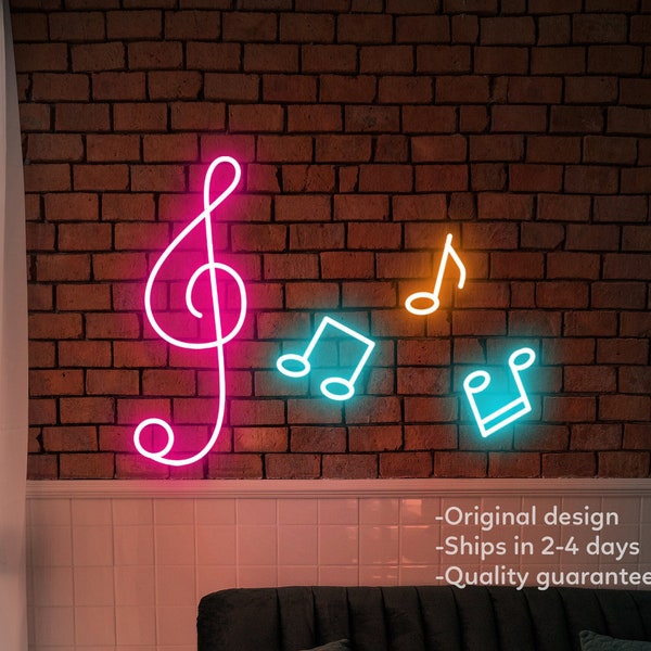 Music Neon Lights - Etsy