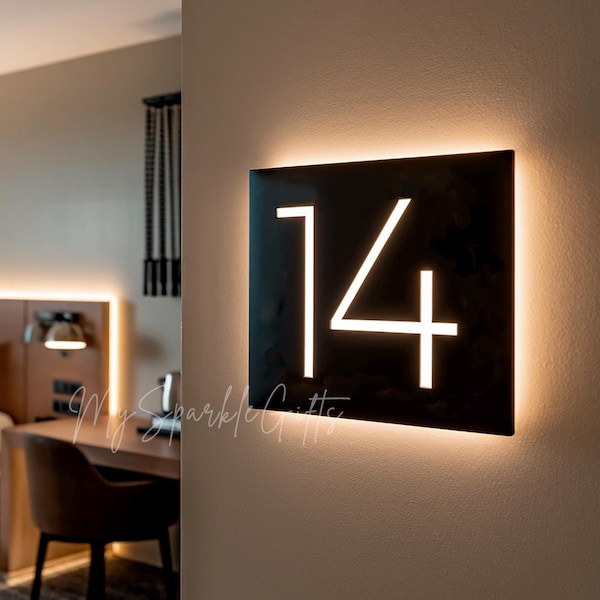 Hotel Room Number Plates - Etsy