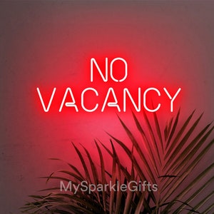 Original No Vacancy Neon Sign Custom Neon Sign LED Neon Light Sign for ...
