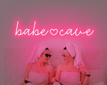 Babe Cave Neon Sign - Etsy