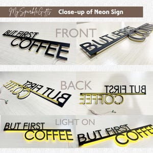 Modern Backlit LED House Number Sign: Neon Address Sign - Etsy