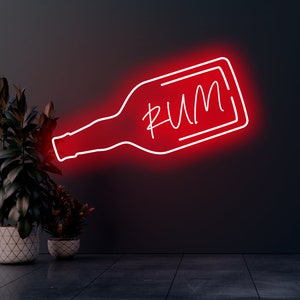 Original Rum Bar Neon Sign Neon Sign LED Neon Light Sign for Rum Bar ...