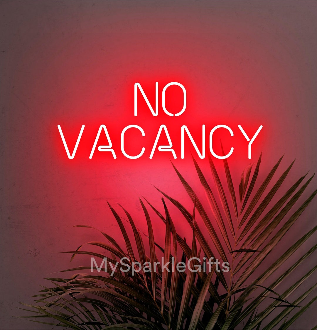 Original No Vacancy Neon Sign Custom Neon Sign LED Neon Light Sign for ...